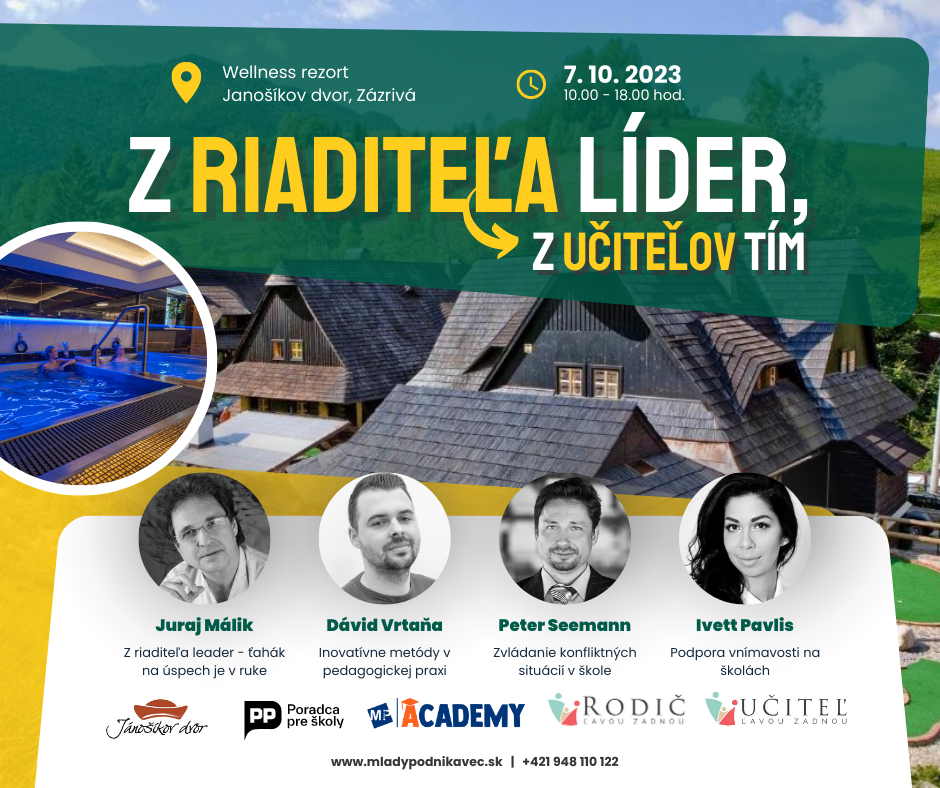 "Z riaditeľa líder, z učiteľov tím" so vstupom do wellness | tickpo.zoznam.sk